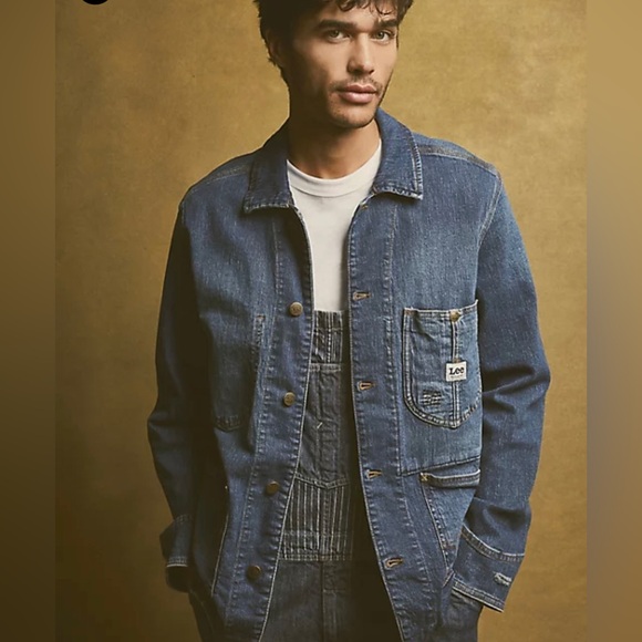 Lee | Jackets & Coats | Lee Workwear Denim Chore Coat Jacket Mens Size ...